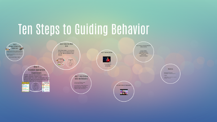 Ten Steps to Guiding Behavior by Amily Shari on Prezi