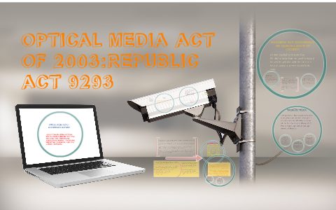 OPTICAL MEDIA ACT OF 2003:REPUBLIC ACT 9293 by Linelle Collamat on Prezi
