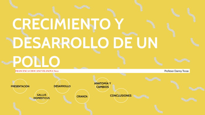 Crecimiento y Desarrollo de un Pollo by Francesca Chocano Vilanova on Prezi