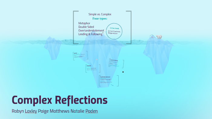 Complex Reflections by Robyn Loxley on Prezi
