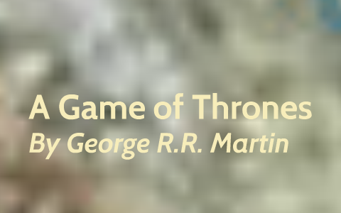 The "Game of Thrones" is set in a medieval fantasy world. by Jason Le ...