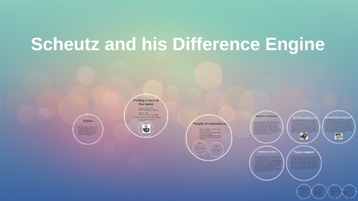How Scheutz's and his difference engine by Keith Joelner on Prezi