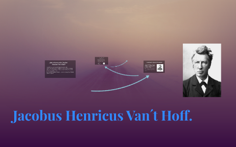 Jacobus Henricus Van´t Hoff. by Valentina Daniela on Prezi