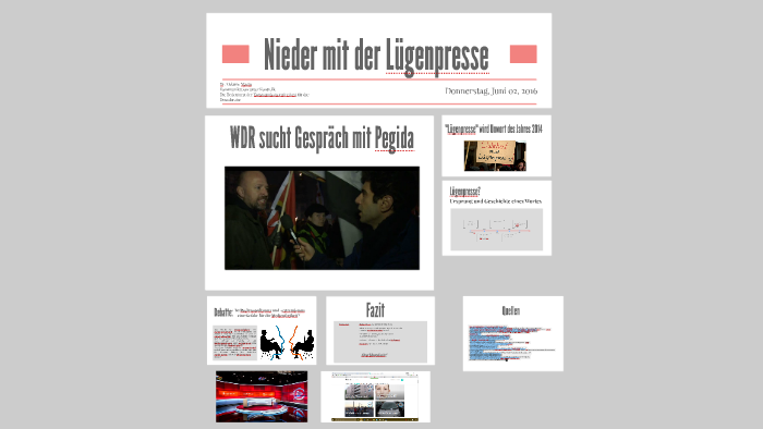 Nieder mit der Lügenpresse by Jonas Fritz on Prezi