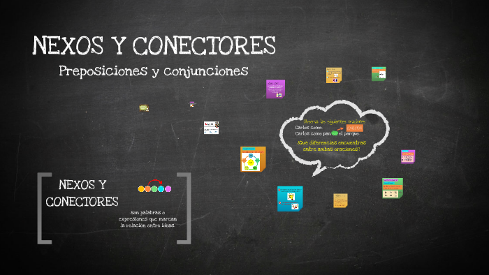 NEXOS Y CONECTORES by María José Martínez on Prezi