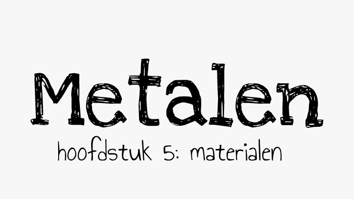 Metalen "instapopdracht" + uitwerkingen + metaalproductie by Onno de ...