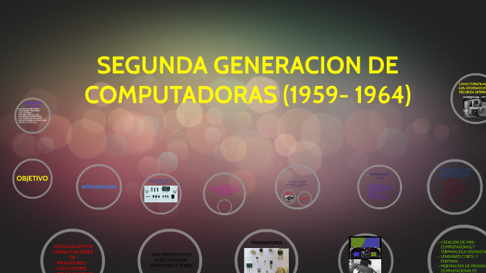 SEGUNDA GENERACION DE COMPUTADORAS (1959- 1964) by ana luisa granados ...