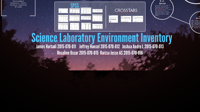Science Laboratory Environment Inventory by joshua andre on Prezi