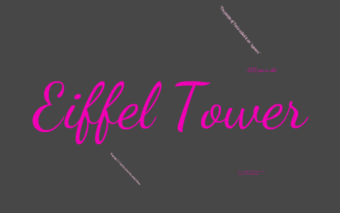 Eiffel Tower by Jade Pyle