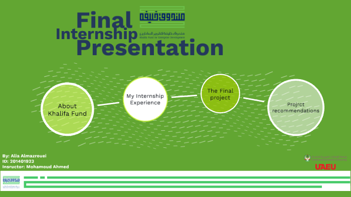Final Internship Presentation by Alia Almazrouei on Prezi