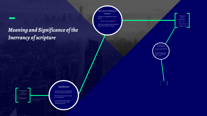 Meaning and Significance of the Inerrancy of scripture by Blake ...