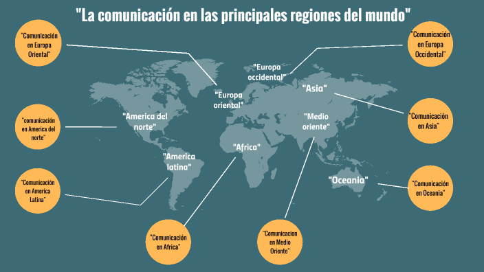 "La comunicación en las principales regiones del mundo" by liliana ...