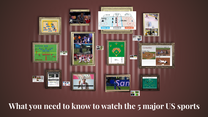 What you need to know to watch the 5 major US sports by Stephen Cheng ...
