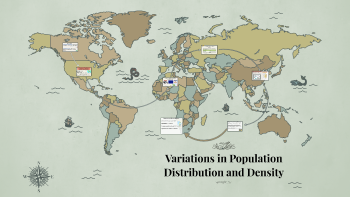 Variations in Population Distrivution and Density by on Prezi