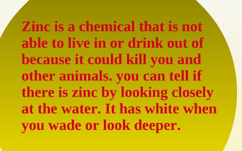 levels of zinc in snake river Forrest Webster * by T Berry on Prezi