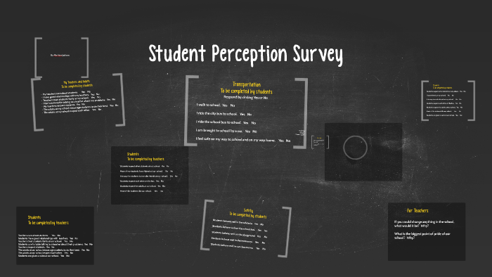 Student Perception Survey by Machion Jackson on Prezi