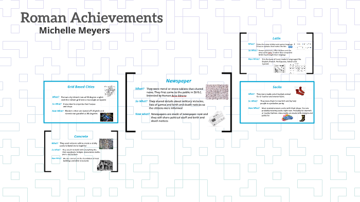 Roman Achievements by michelle me on Prezi