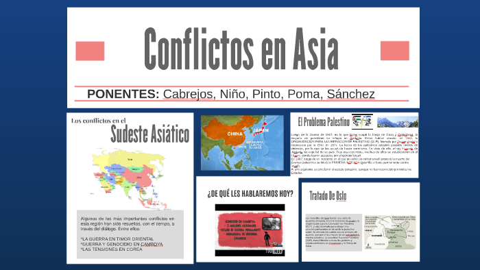 Conflictos en Asia by anthony marquez on Prezi