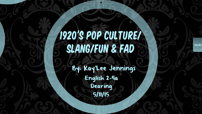 1920's Pop Culture/Slang/Fun & Fad by Kay'Lee Jennings on Prezi