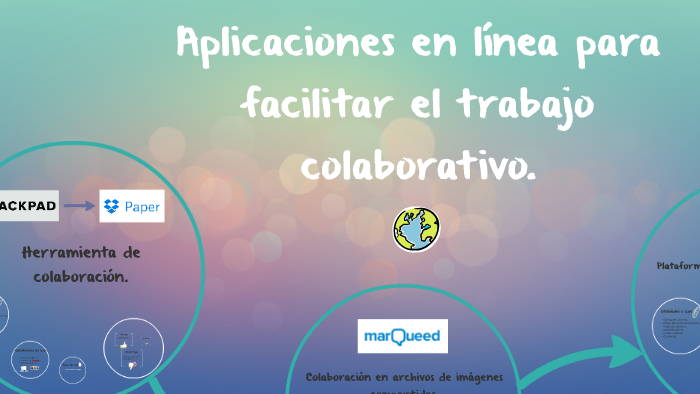 Aplicaciones en línea para facilitar el trabajo colaborativo by on Prezi