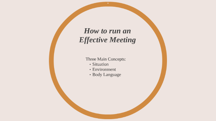 How to run an Effective Meeting by Ashley Bannon on Prezi