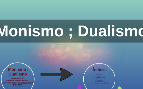 Monismo ; Dualismo by fernando herrero on Prezi