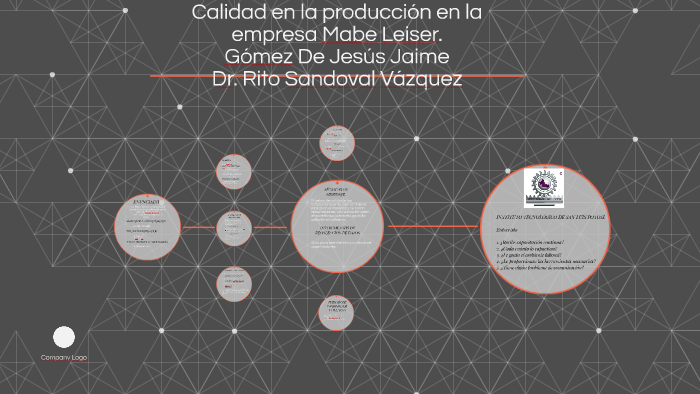 Calidad en la producción en la empresa Mabe Leiser. by jaime gomez de ...