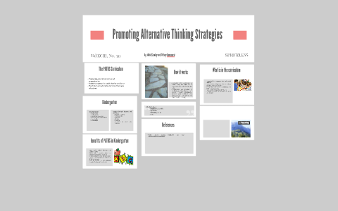 Promoting Alternative Thinking Strategies by Nikki Stanley on Prezi