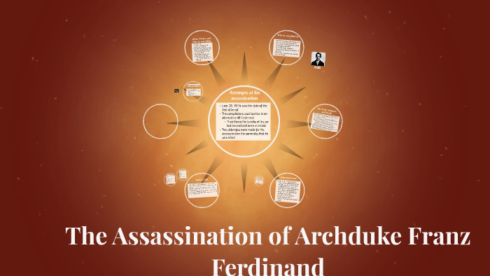 The Assassination of Archduke Franz Ferdinand by Annie Augustine on Prezi