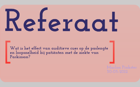 Referaat scriptie by M Pinkster on Prezi