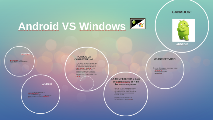 Android VS Windows by valeby_OMG Gil Paúl on Prezi
