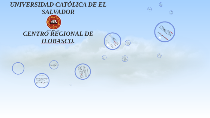 UNIVERSIDAD CATÓLICA DE EL SALVADOR CENTRO REGIONAL DE ILOBA by Rossy ...