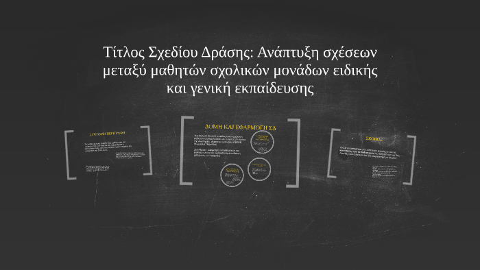 Τίτλος Σχεδίου Δράσης: Ανάπτυξη σχέσεων μεταξύ μαθητών σχολι by ...