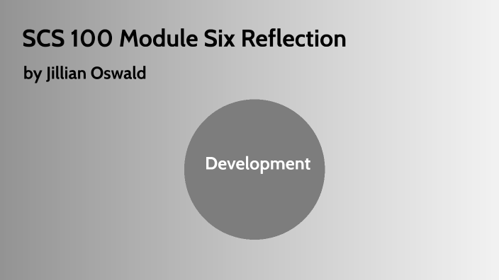 SCS 100 Module Six Reflection by JILLIAN OSWALD on Prezi