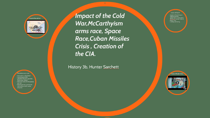 Impact of the Cold War,McCarthyism arms race, Space Race by Hunter ...