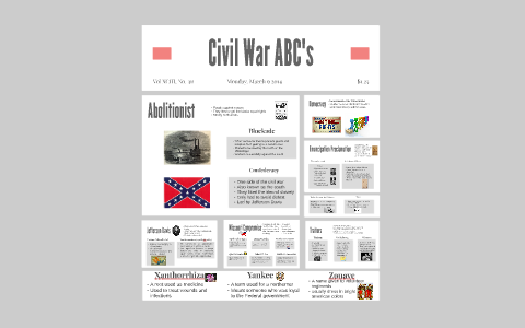 Civil War ABC's by Jaylin B on Prezi