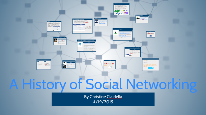 A History of Social Networking by Christine Cialdella on Prezi