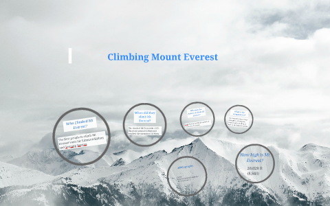 Climbing Mount Everest by Chantelle Emery on Prezi