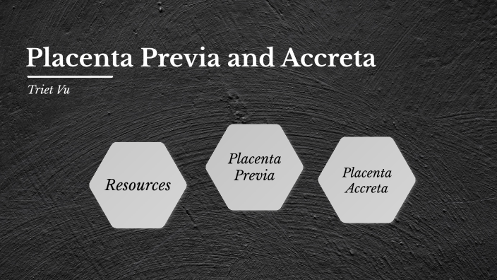 Placenta Previa & Placenta Accreta by Vu Gia Triet