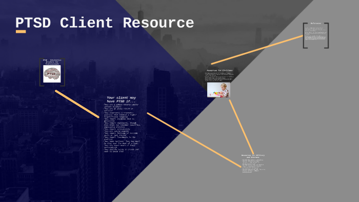 PTSD - Interactive Brochure for Professionals by Jessica Brown on Prezi