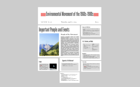 Environmental Movement of the 1960s-1980s by Kerry Baratier on Prezi