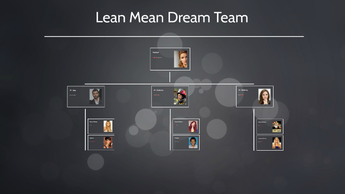 Lean Mean Dream Team by chrissy straub