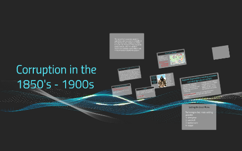 Corruption in the 1900s by Rachael Brown on Prezi