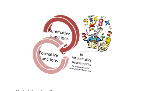 Integration of formative and summative functions of assessment by Jim ...