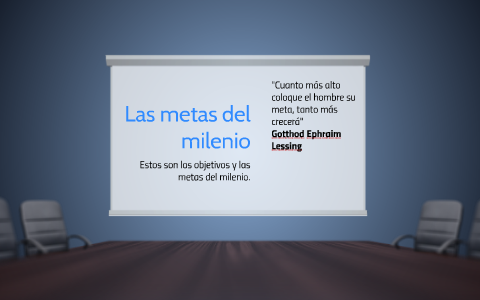 Las metas del milenio by Julián García on Prezi