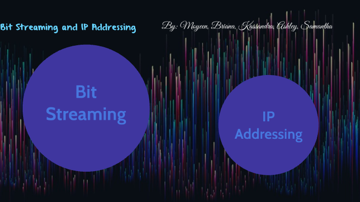 Bit Streaming + IP Addressing by BRIANA DELLANOS on Prezi