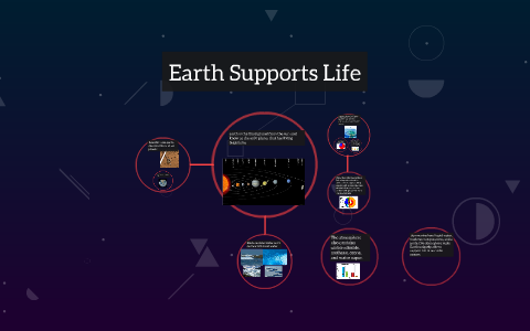 Earth supports life by douglas fieg on Prezi