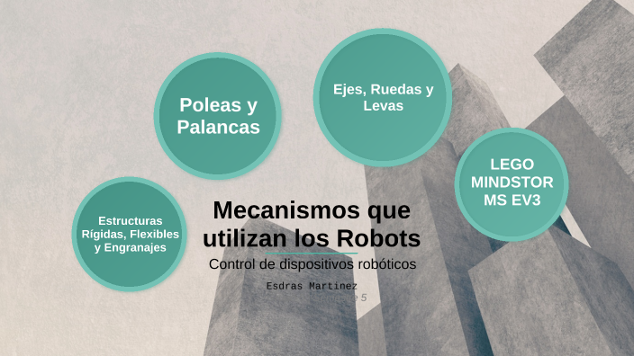 Mecanismos que utilizan los Robots by on Prezi