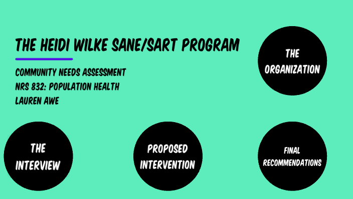 The Heidi Wilke SANE/SART Program by Lauren Awe on Prezi