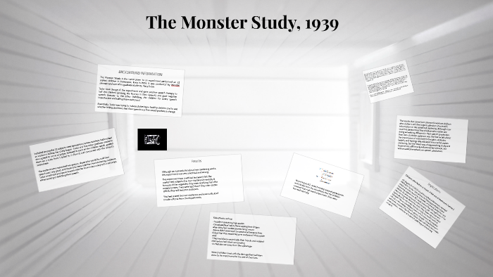 The Monster Study, 1959 by Keith Billiones on Prezi